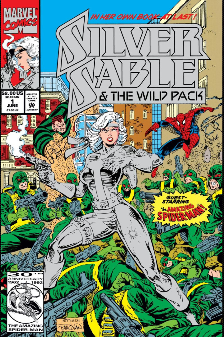 Silver Sable and the Wild Pack Vol 1 #1 (С автографом Steven Butler и ...
