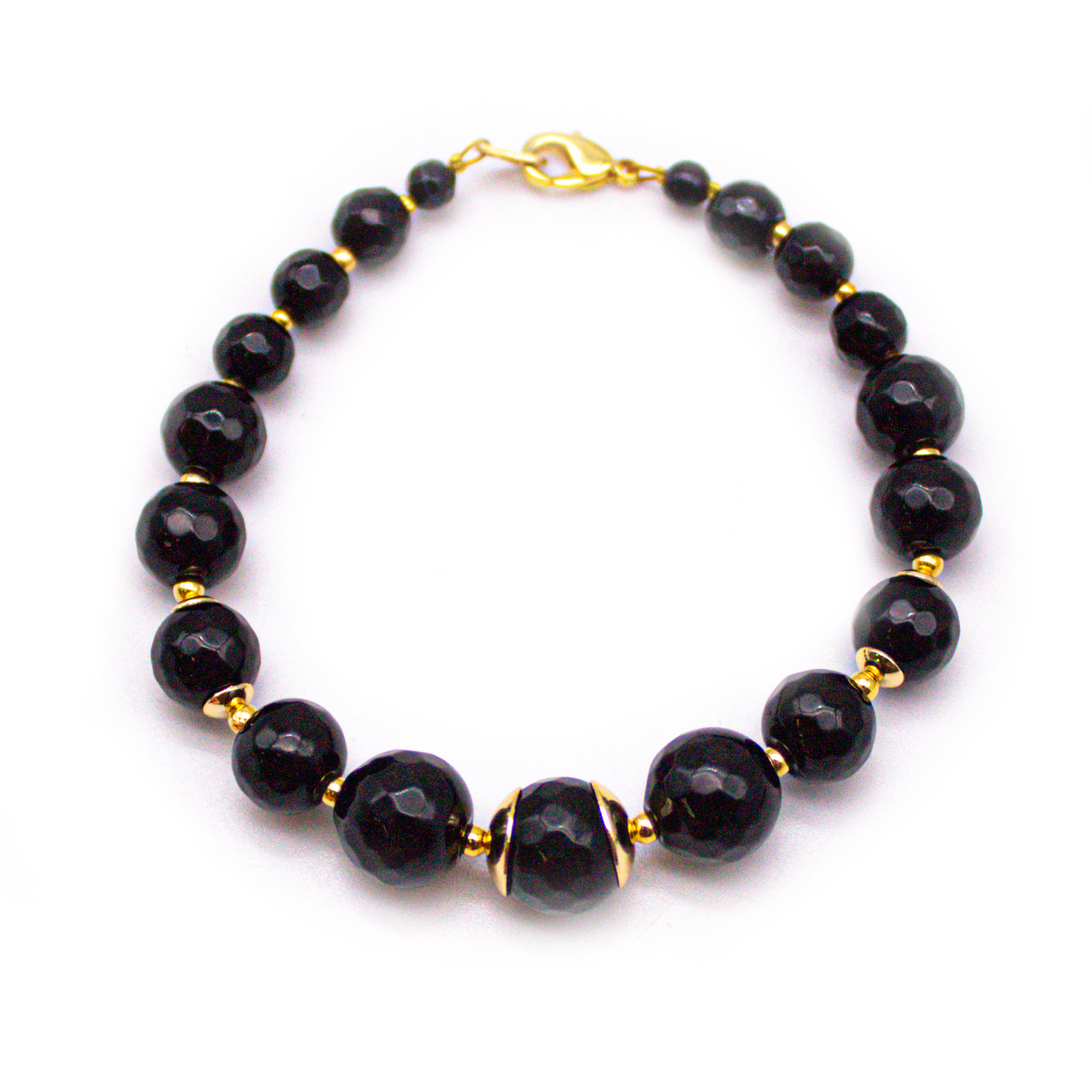 Браслет из обсидиана — купить камни по чакрам | ural-mineral