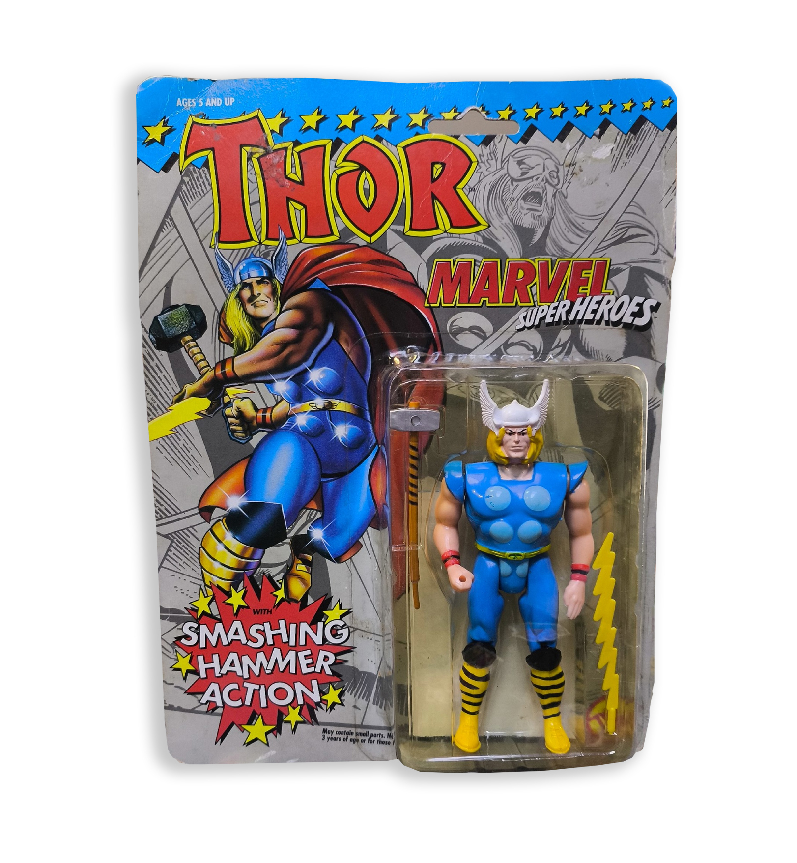 Фигурка Toy Biz Marvel Super Heroes: Thor with Smashing Hammer Action ...