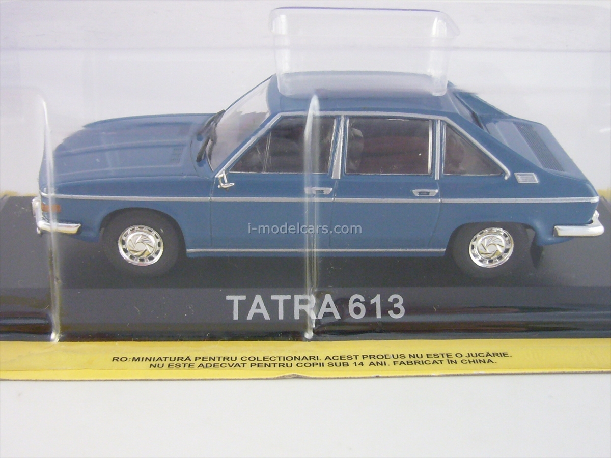 MODEL CARS TATRA 613 blue 1:43 DeAgostini Masini de legenda #58