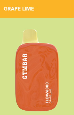 Одноразовый Pod GTM Bar Flow - Grape Lime (6000 затяжек) купить по цене ...
