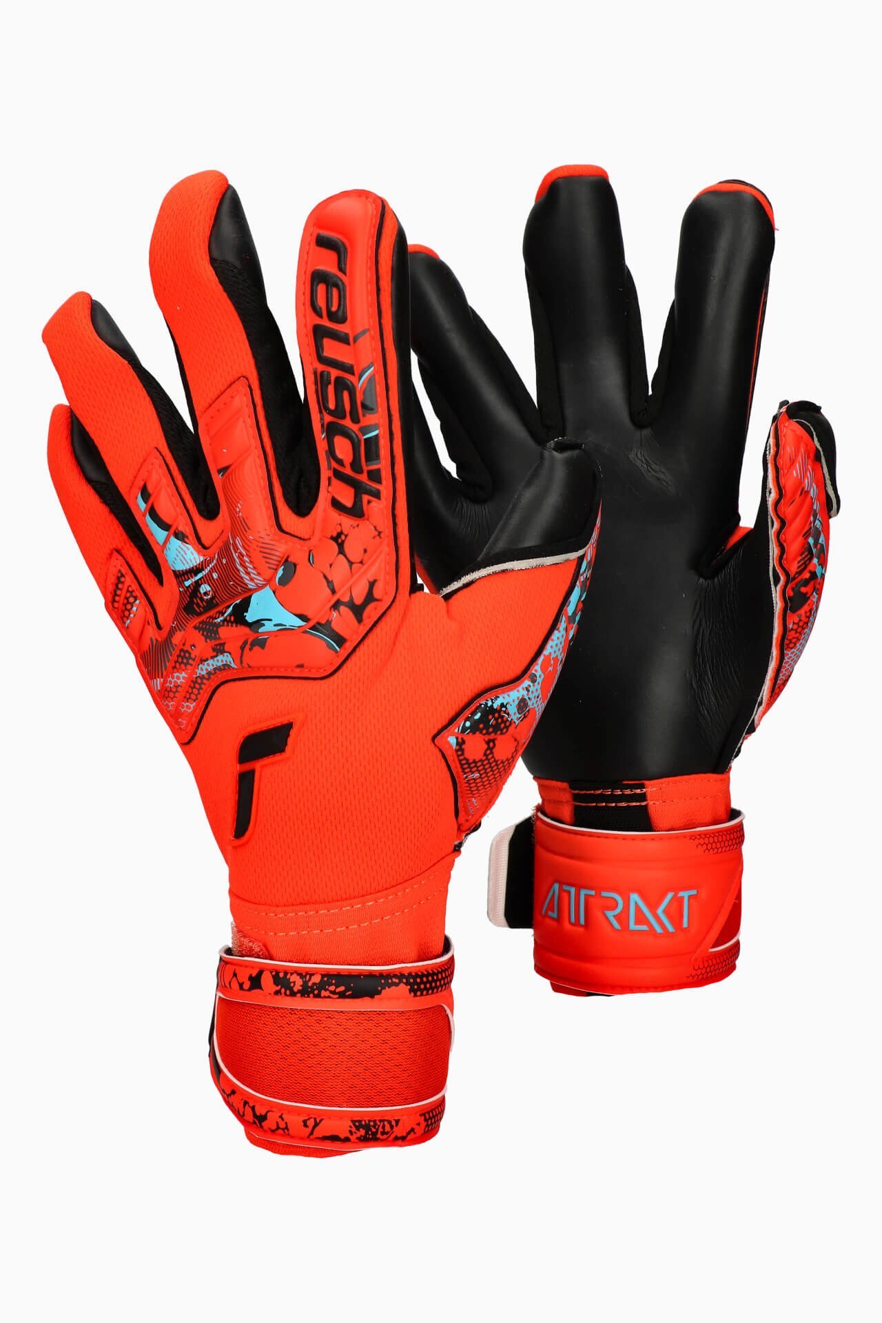 Вратарские перчатки Reusch Attrakt Duo – купить в Футклабе | Вратарские ...