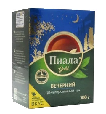 Чай черный "Пиала gold" Вечерний гранулированный 100г. Казахстан ...