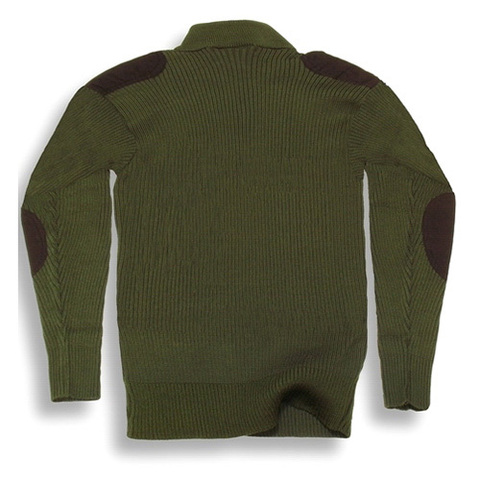Свитер ROTHCO ACRYLIC COMMANDO sweater quarter zip OLIVE
