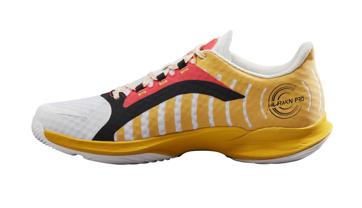 Мужские кросовки для Padel Wilson Hurakn Pro - white/old gold/fiery ...