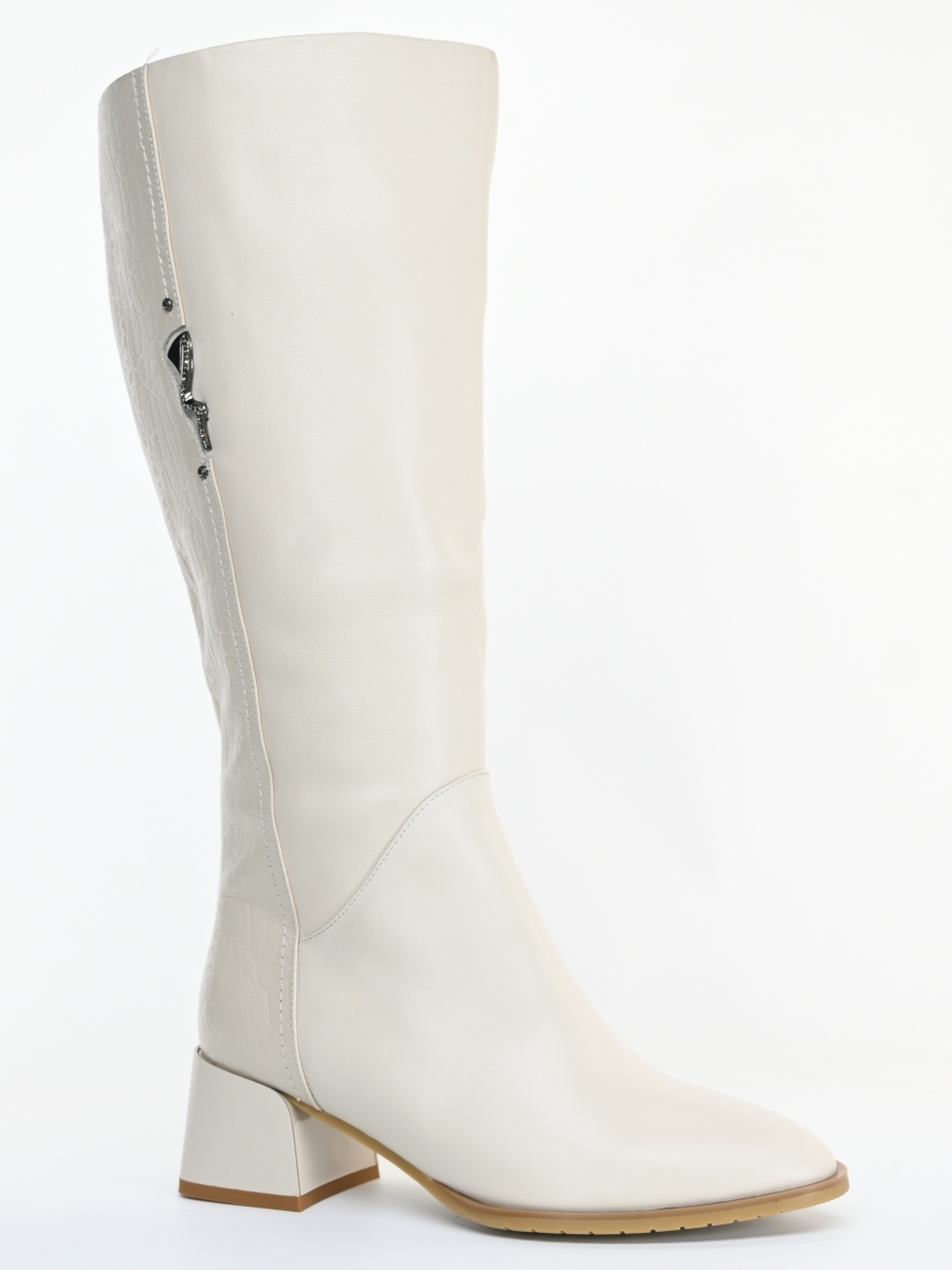 Зимние кожаные сапоги Ascalini с мехом