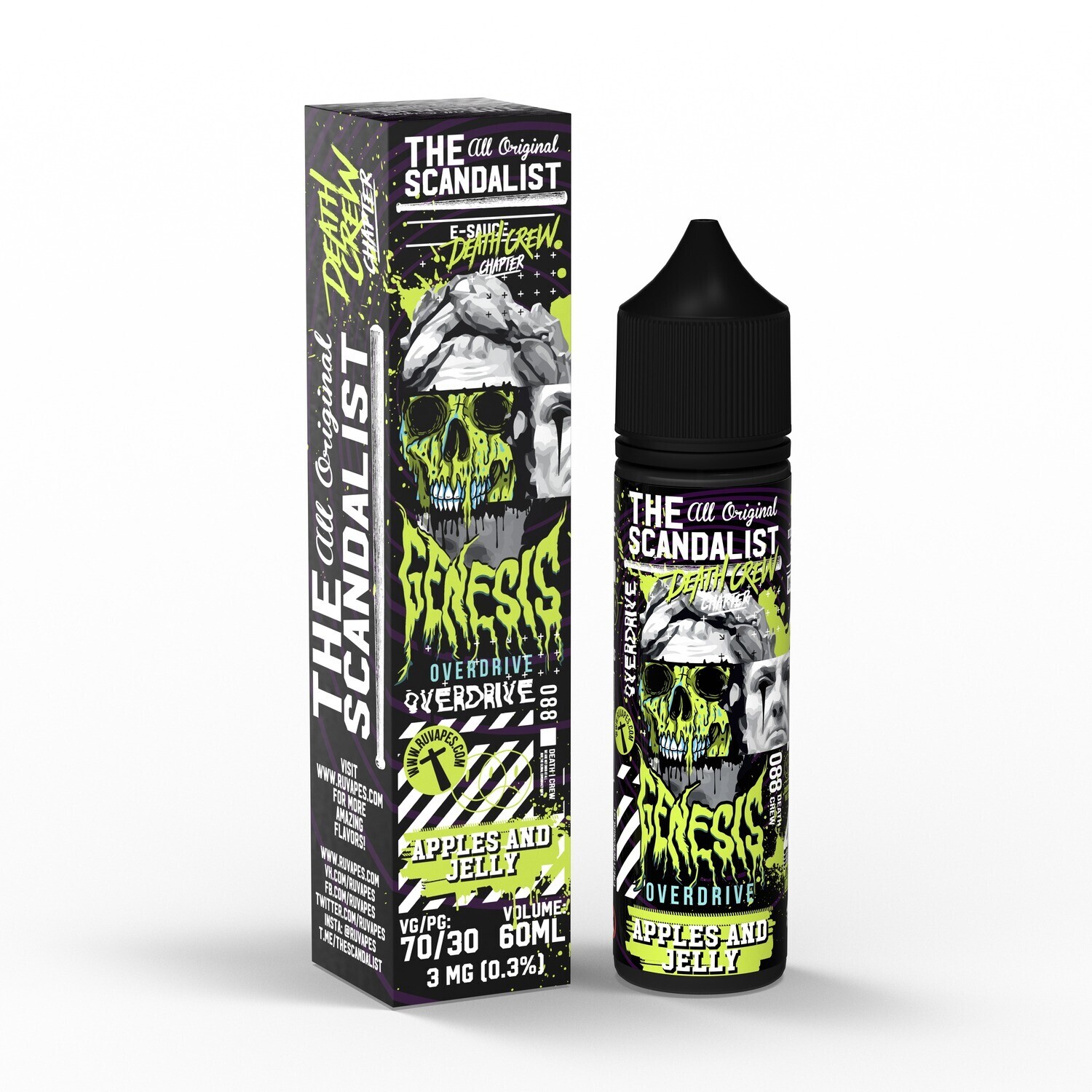 Жидкость The Scandalist - Genesis Overdrive (60 мл) купить по цене 690 рублей в Москве