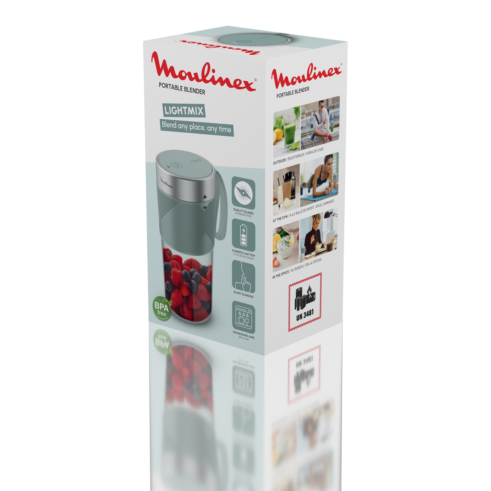 Портативный блендер Moulinex Lightmix LM1C0410 по цене 4 999 ₽ в ...