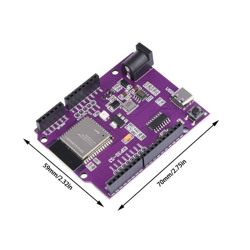 Контроллер WEMOS ESP32-S3 UNO на основе WiFi Bluetooth модуля WROOM-32 ...