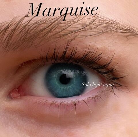 Купить оттеночные линзы для Светлых глаз Marquise solo light aqua в ...