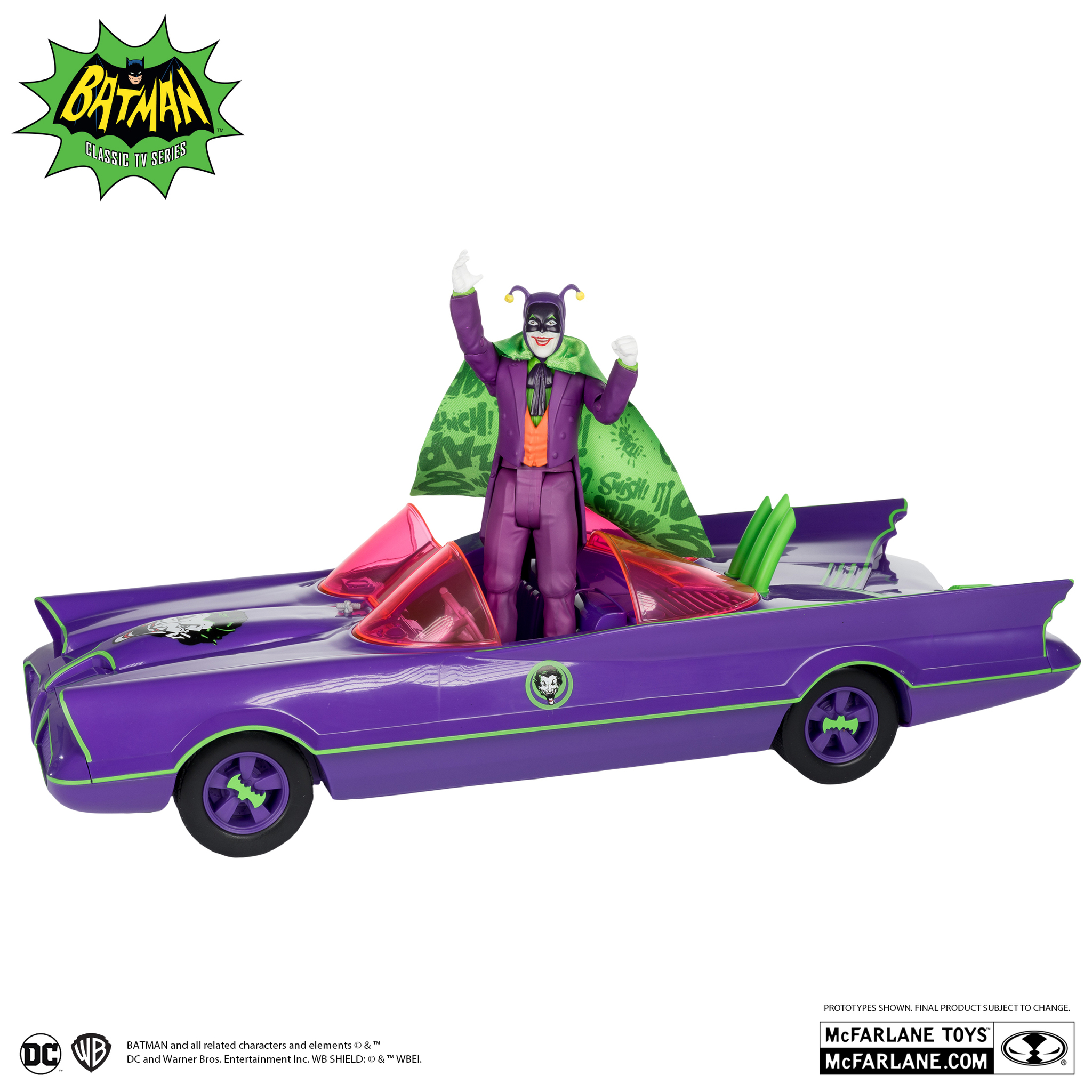 McFarlane Toys DC Classic TV Batmobile The Joker 28oi.ru