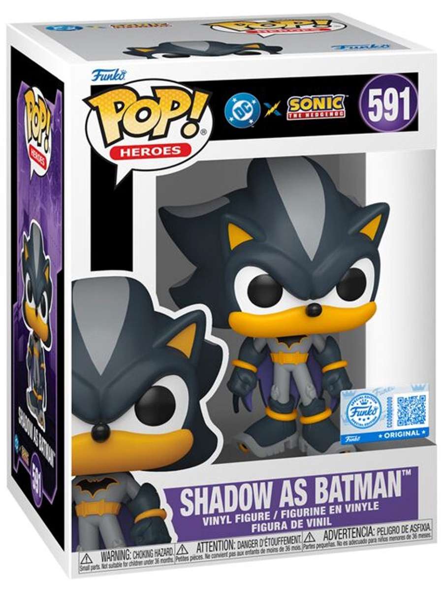 Funko POP! DC х Sonic the Hedgehog: Shadow as Batman (591) – купить по ...