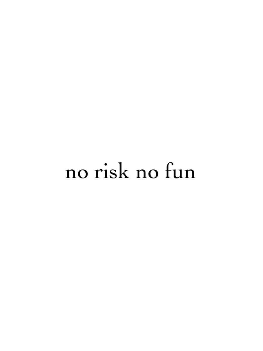 no risk no fun - купить по выгодной цене | Everink tattoo