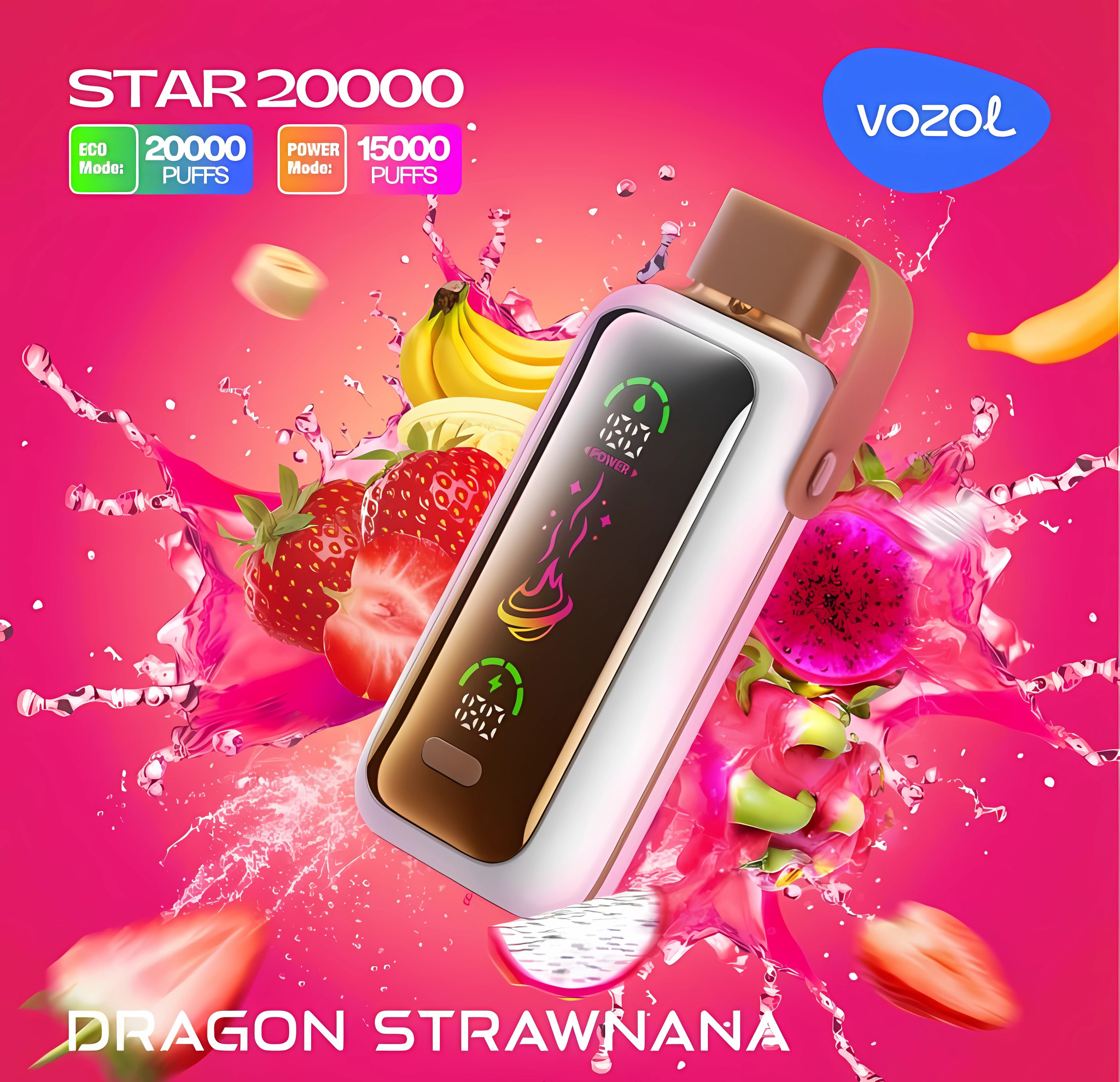 Vozol STAR 20000 - Dragon Strawnana (5% nic) buy at 130 zł with delivery
