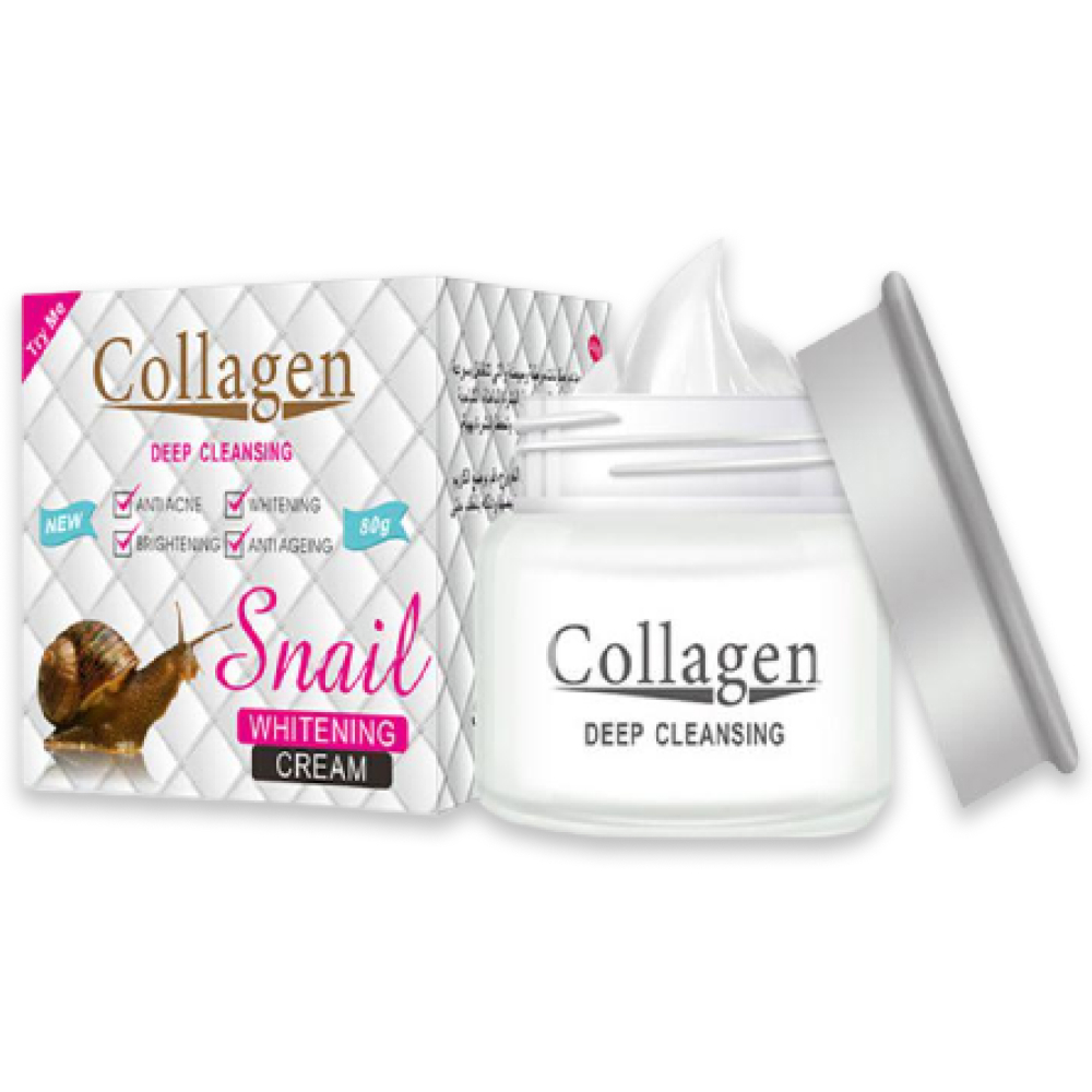 Коллагеновый крем для лица с экстрактом улитки Collagen Cleansing Snail ...