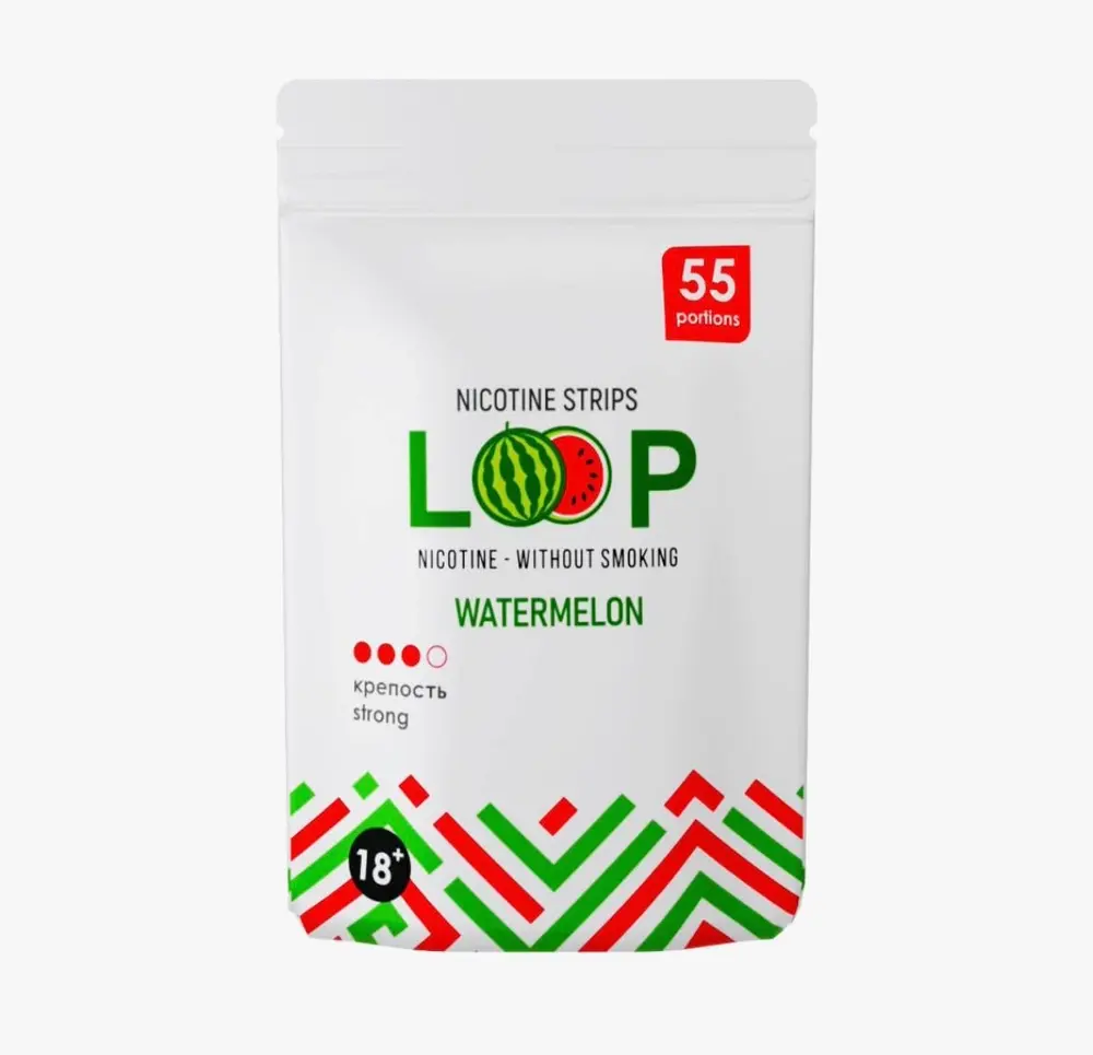 Никотиновые пластинки LOOP WATERMELON (12 МГ) - СОЧНЫЙ АРБУЗ – купить в ...