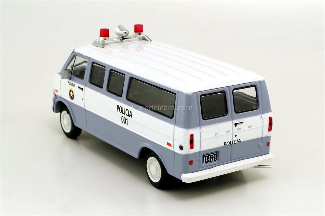 MODEL CARS Ford Econoline Colombia Police 1:43 DeAgostini World's ...