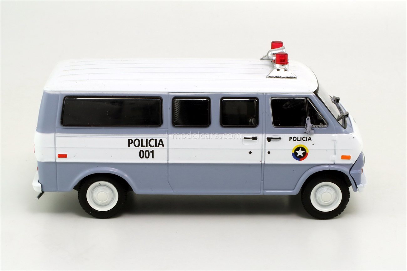 MODEL CARS Ford Econoline Colombia Police 1:43 DeAgostini World's ...