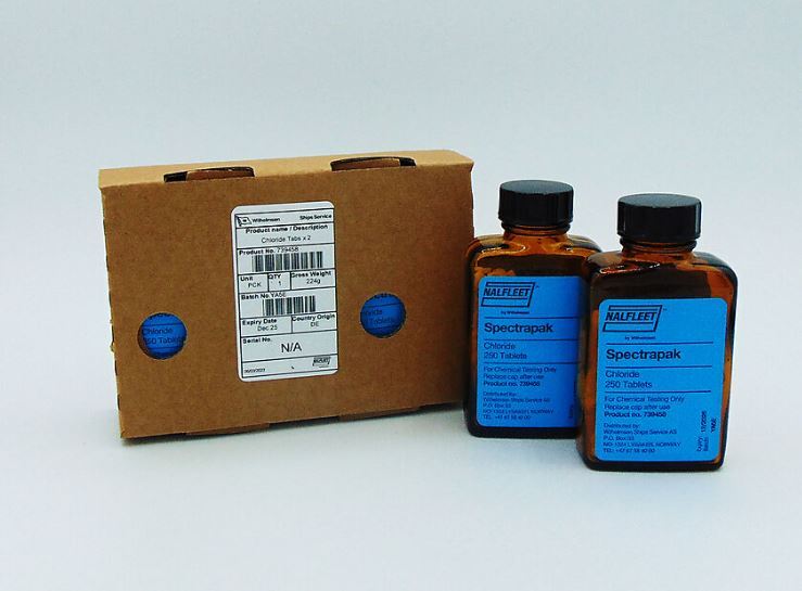 SPECTRAPAK Chloride test tablets - хлоридный тест реагент - таблетки 250 шт