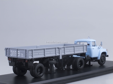 MODEL CARS ZIL-130V1 late with semitrailer ODAZ-885 1:43 Start Scale ...
