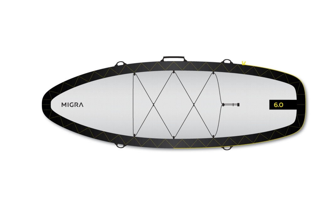 Чехол для серфборда MIGRA 6.0 SURF BAG | Купить в GoSurf