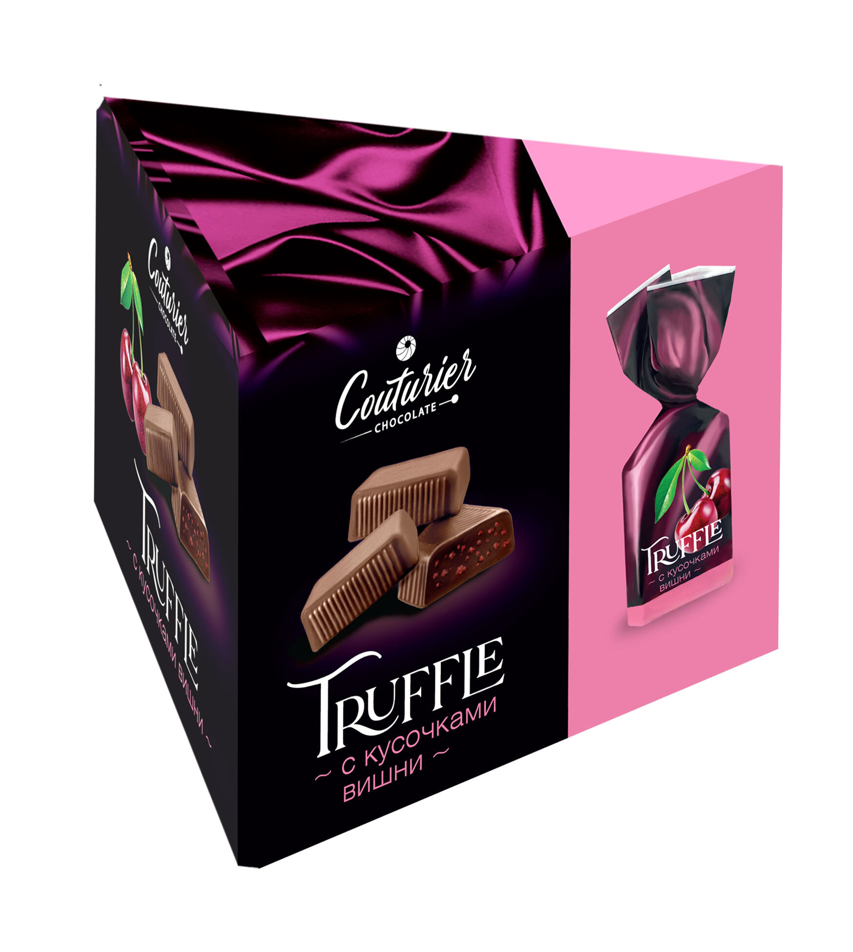 Купить Шоколад Труфф-ле Конфеты с Кусочками Вишни / Truff-le Candies ...