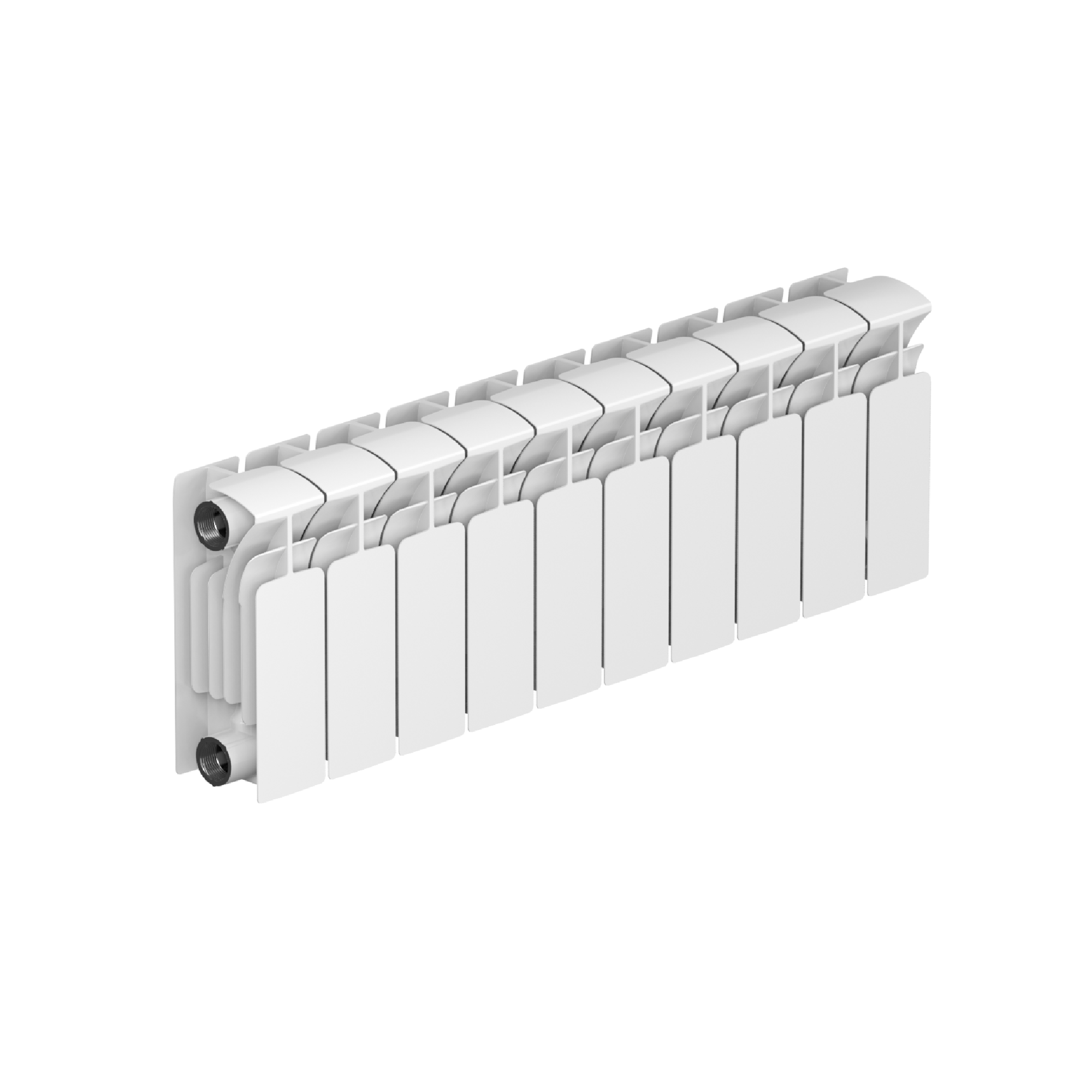 Радиатор биметаллический RIFAR BASE 200 х 10 секций боковое подключение ...