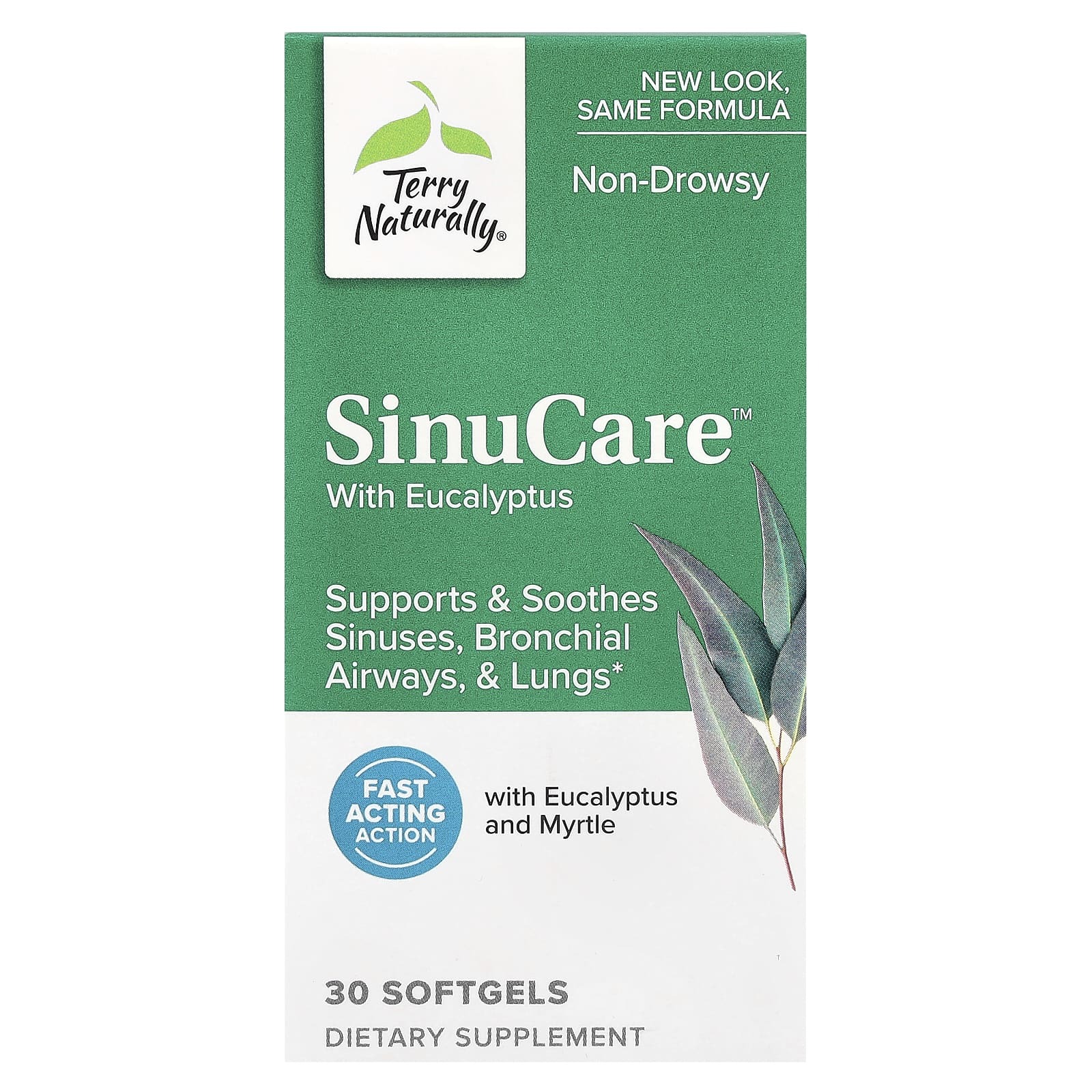 Terry Naturally, SinuCare ™ с эвкалиптом, 30 мягких таблеток EUR-31003 ...