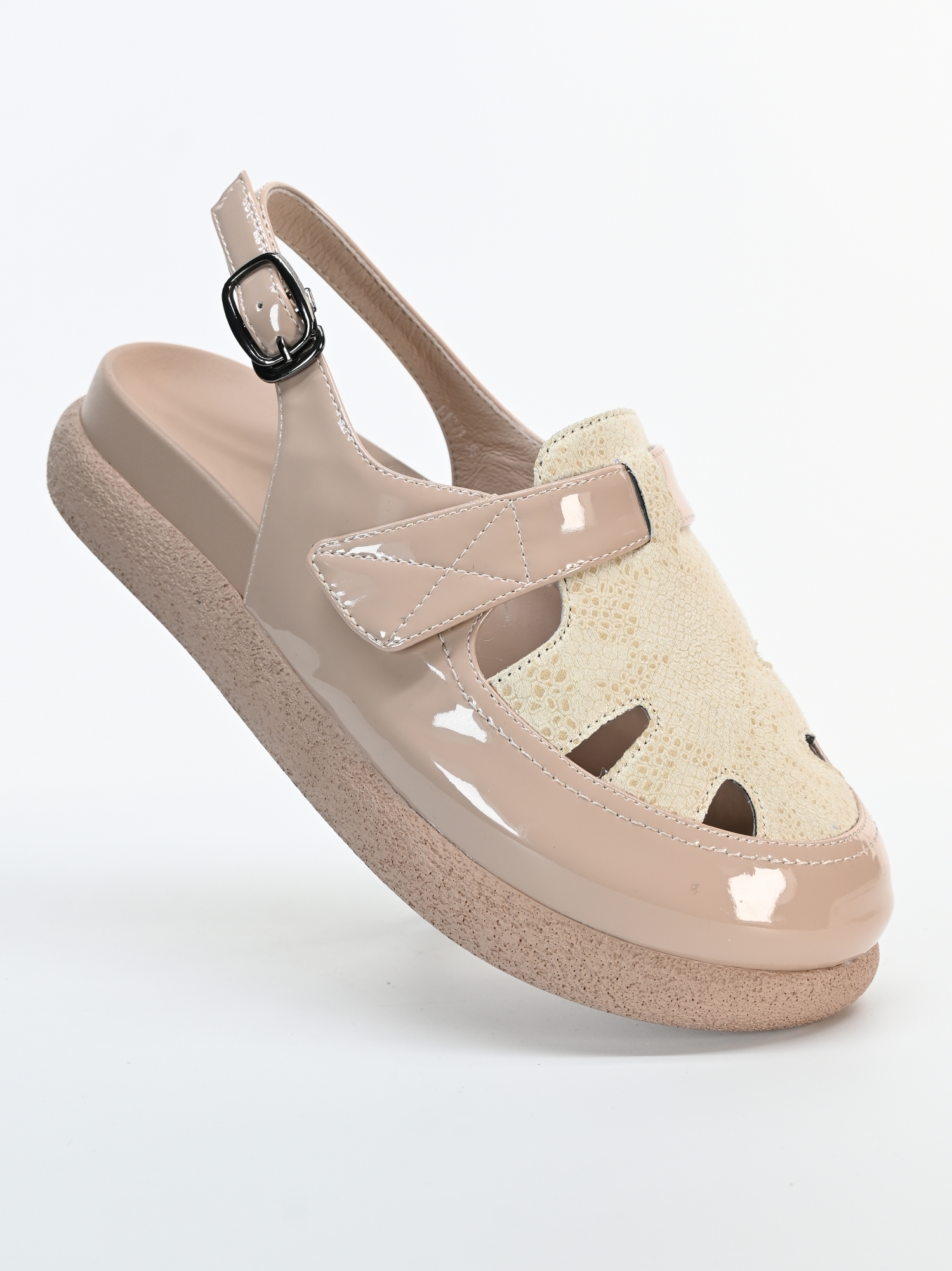 Элегантные летние сандалии Ascalini из натурального лака