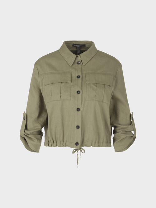 Marc Cain Куртка укороченная льняная 362568564 Lavant Fashion онлайн бутик премиум брендов