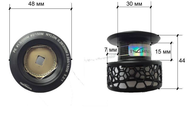 Tsurinoya TSP-3000 Шпуля глубокая.