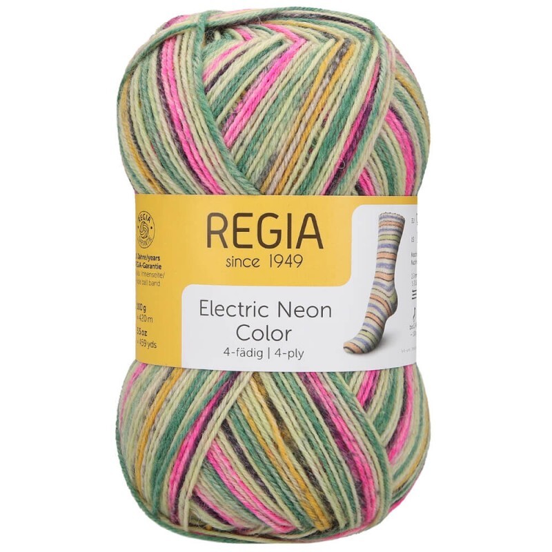 Regia Electric Neon Color купить - www.knit-socks.ru