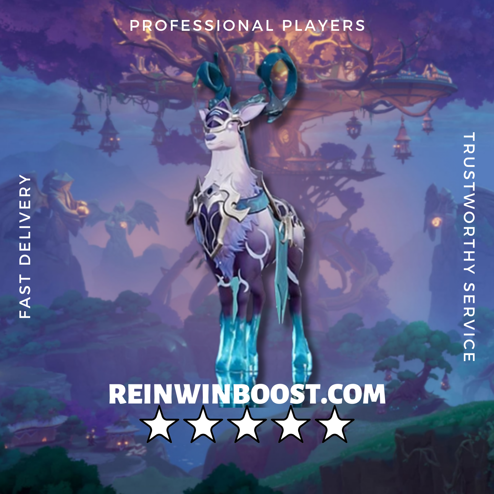 Buy Arctic Blue Horned Deer Mount at low price - Tarisland Boost ...