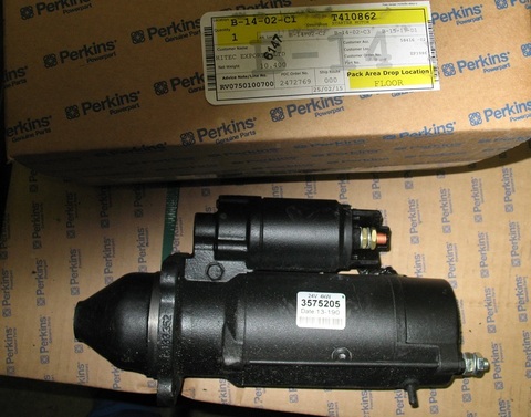 Стартер / STARTER MOTOR АРТ: T410862 - оригинальный Perkins ...