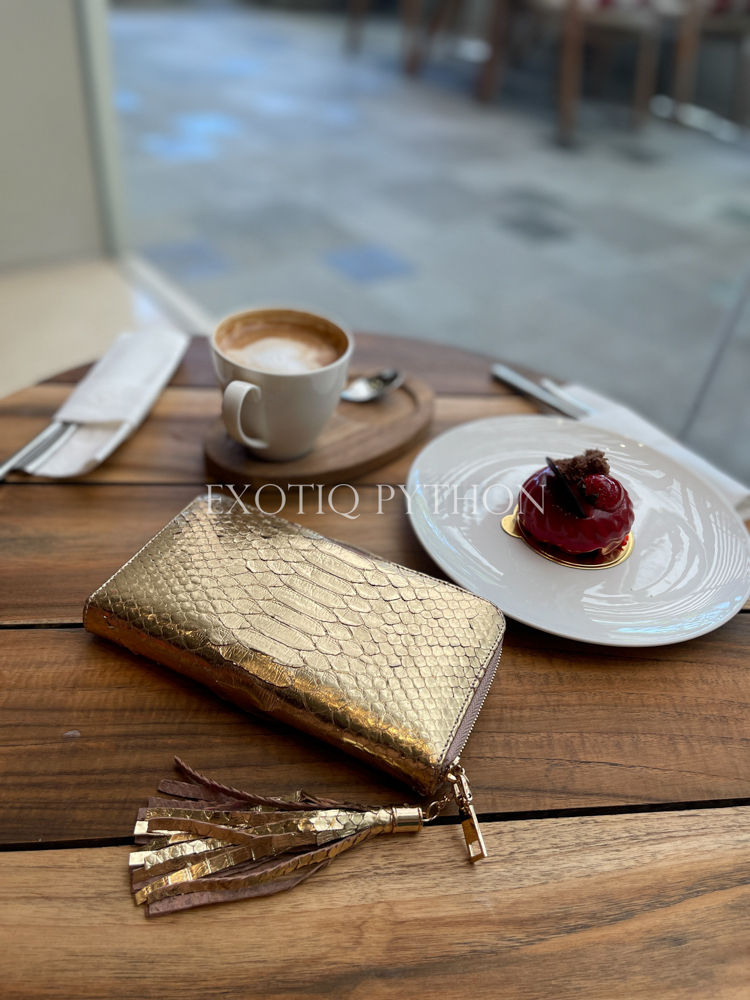 Кошелёк из кожи питона WA-124 - EXOTIQ PYTHON