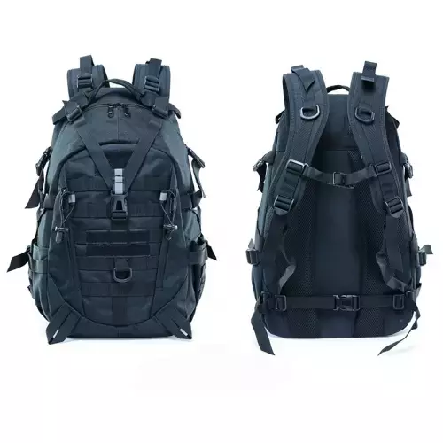 Рюкзак тактический со светоотражающими элементами 25л (black) — купить ...
