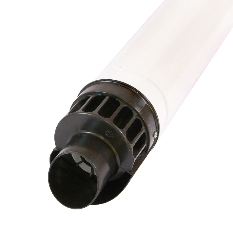 Baxi коаксиальный дымоход DN 60/100 мм, 0.75 м для всех Duo-tec E ...