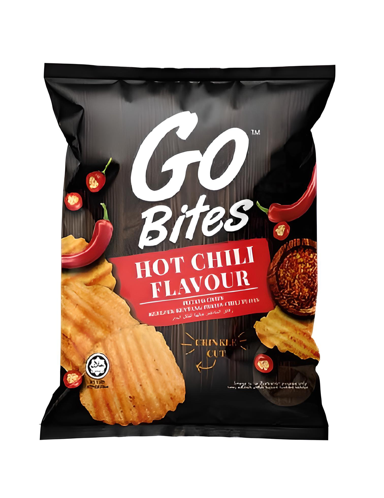 Чипсы Go Bites чили рифленые ETC - халяль оптом из Малайзии