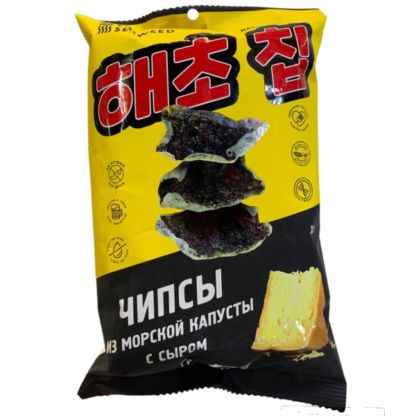 Чипсы из морской капусты с сыром EAT SEAWEED, 30 гр – купить за 280 руб ...