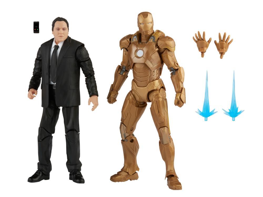 Marvel Legends Iron Man 3 Happy Hogan Iron Man Mark XXI 2 Pack 28oi.ru