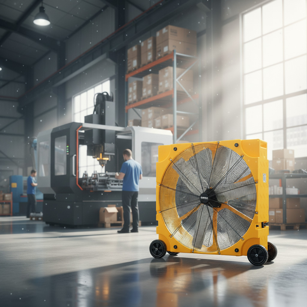 Вентилятор профессиональный DFP 30 Omega Air Control - [80 см / 19800 ...