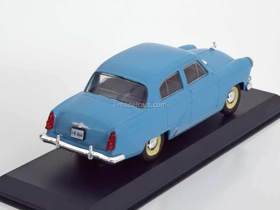 MODEL CARS GAZ-M21 Volga light blue 1:43 DeAgostini Masini de legenda #4