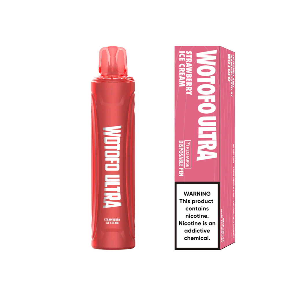 WOTOFO Ultra Vape Pen - Strawberry Ice Cream (5% nic) - Kup tytoń do ...