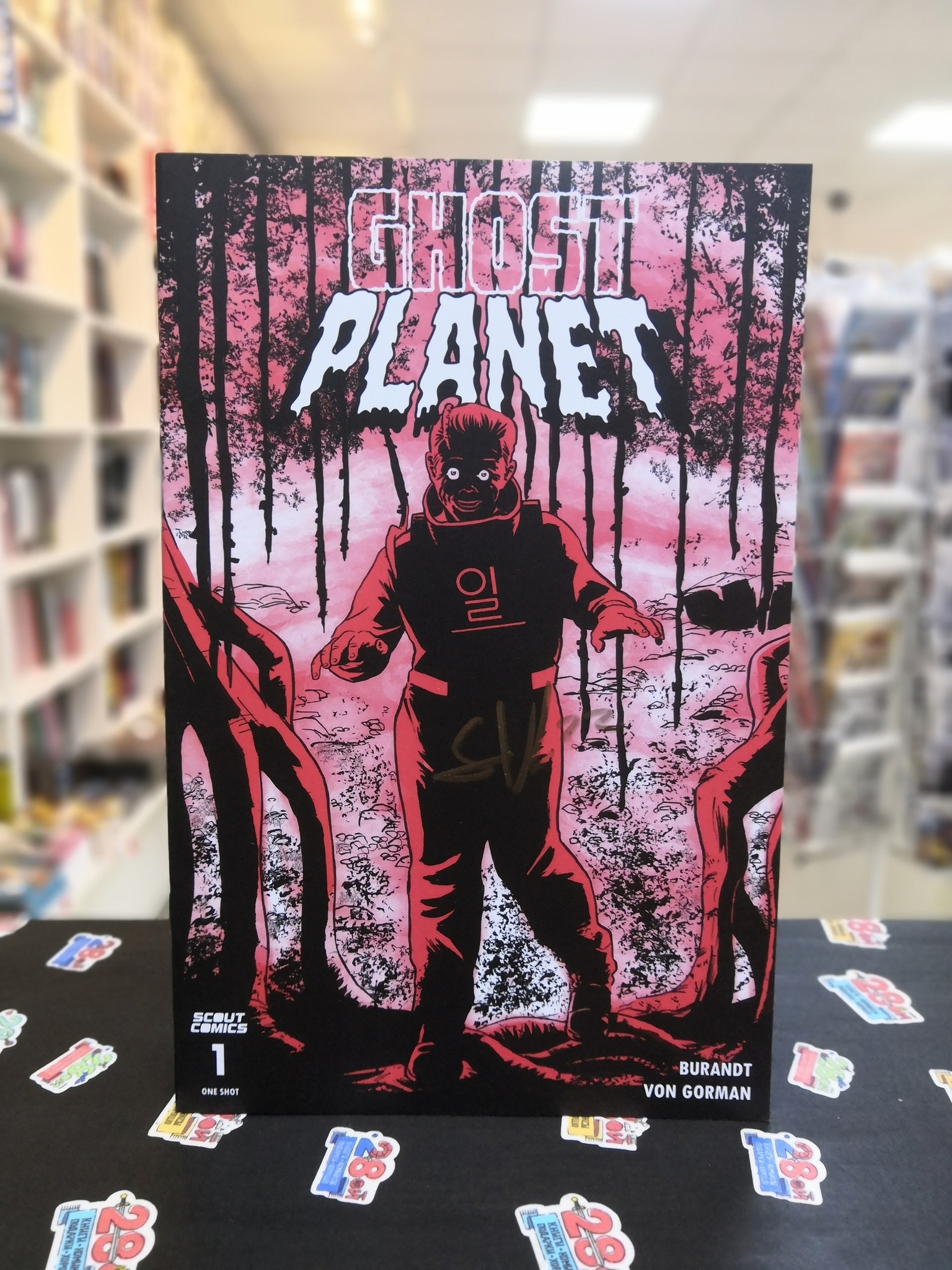 Ghost Planet #1 (One Shot) (Cover Exc) (с автографом Sean Von Gorman ...
