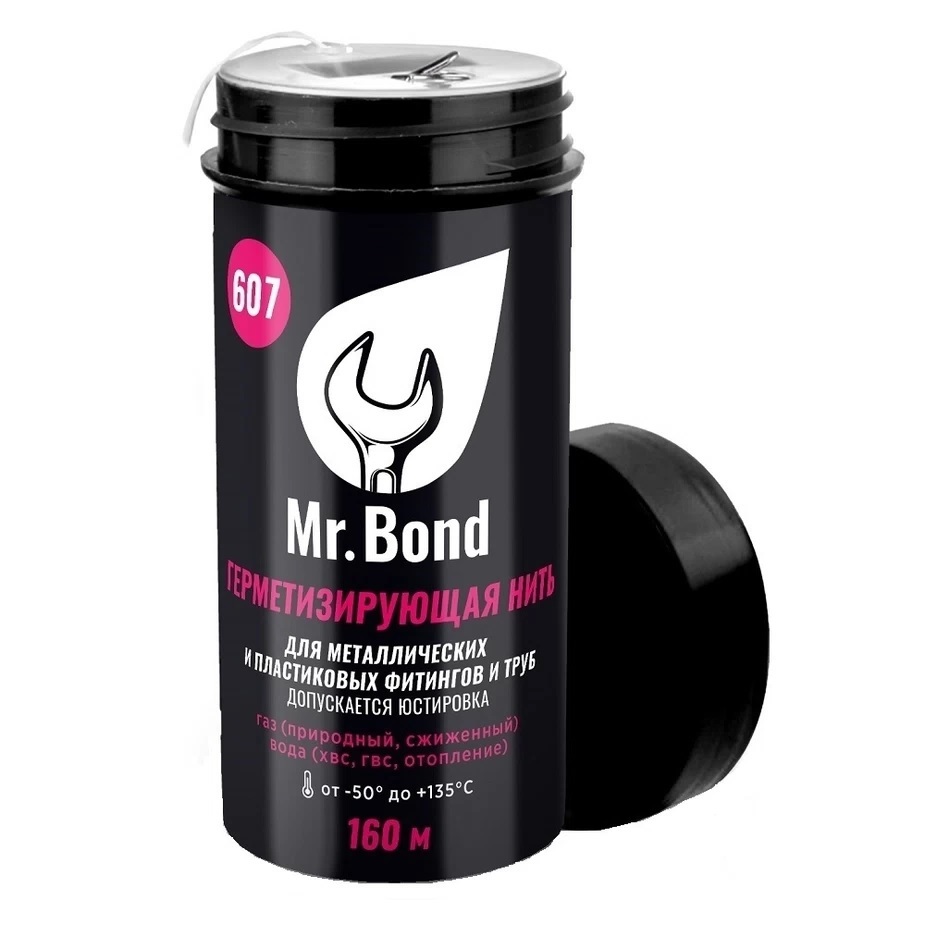 Нить для герметизации резьбы QS Mr.Bond 607 - 160 м.