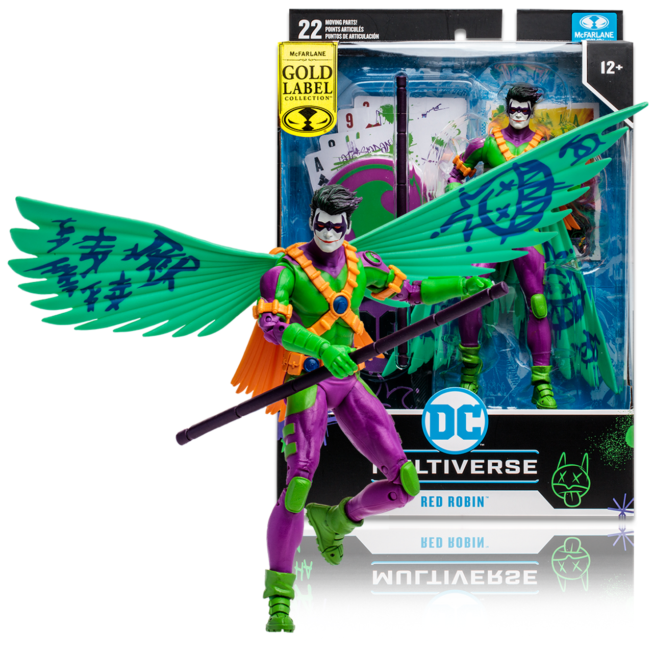 Фигурка McFarlane Toys DC: Red Robin (Jokerized) Gold Label – купить за ...