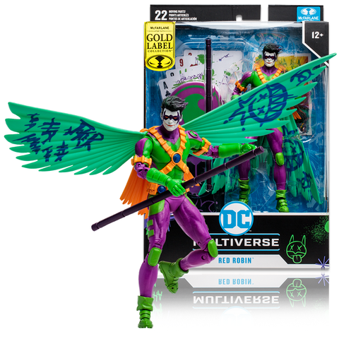 Фигурка McFarlane Toys DC: Red Robin (Jokerized) Gold Label – купить за ...