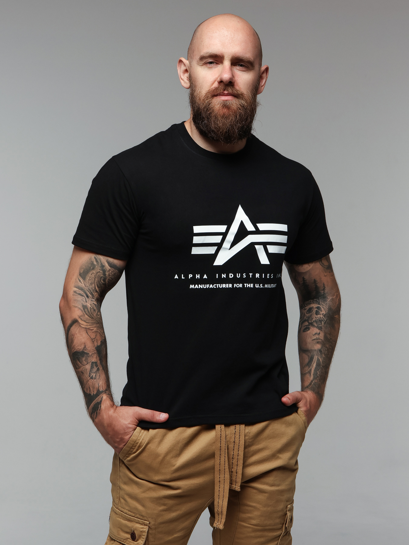 Футболка Alpha Industries Basic Logo – купить за 1 590 ₽ | Armed Forces ...