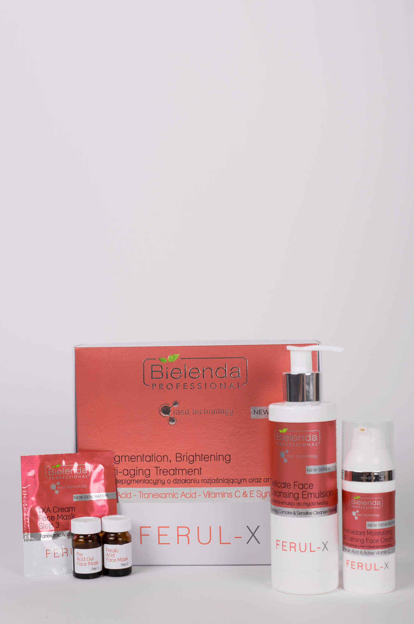 Купить Система лечения ( пигментация, неровный тон кожи, морщины) FERUL ...