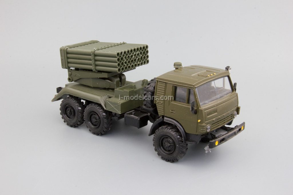 MODEL CARS KAMAZ-5350 Grad multiple launch rocket system (MLRS) Elecon 1:43